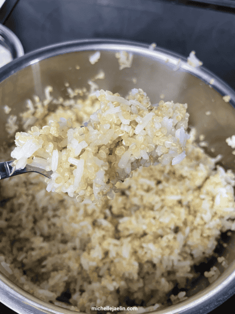 Best Quinoa Rice Recipe (Video) - Michelle Jaelin